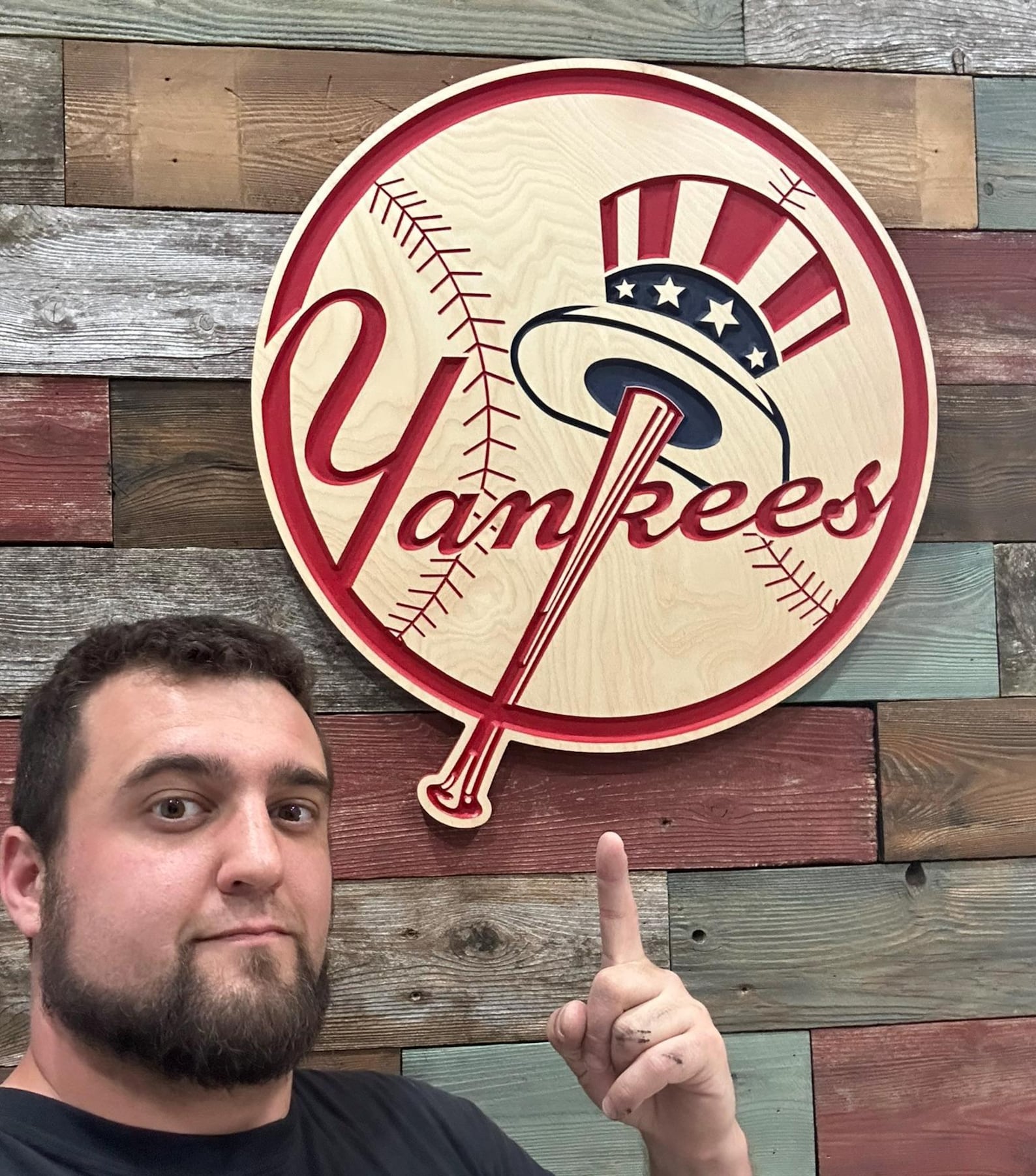 New York Yankees Wood Sign - Etsy