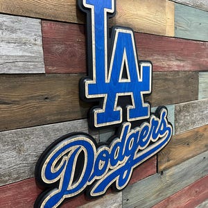 Los Angeles Dodgers Custom 3D Wood Sign - Etsy