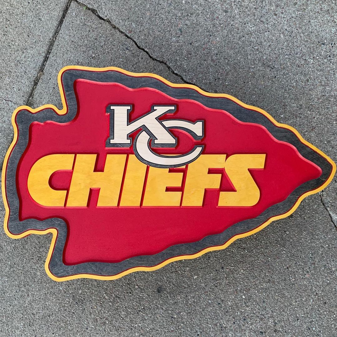 Kansas City Chiefs Unique One of a Kind 3D Custom Wood Art - Etsy