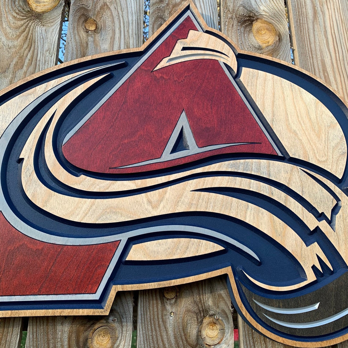 Colorado Avalanche 3D Wood Sign - Etsy