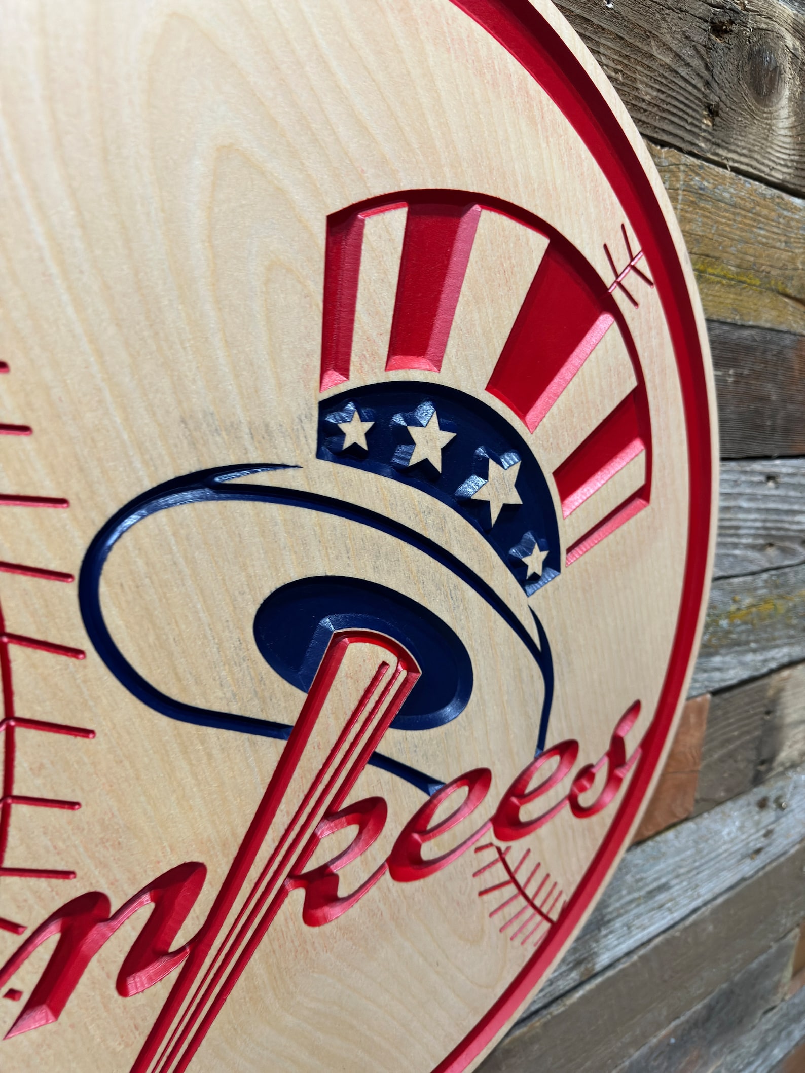New York Yankees Wood Sign - Etsy