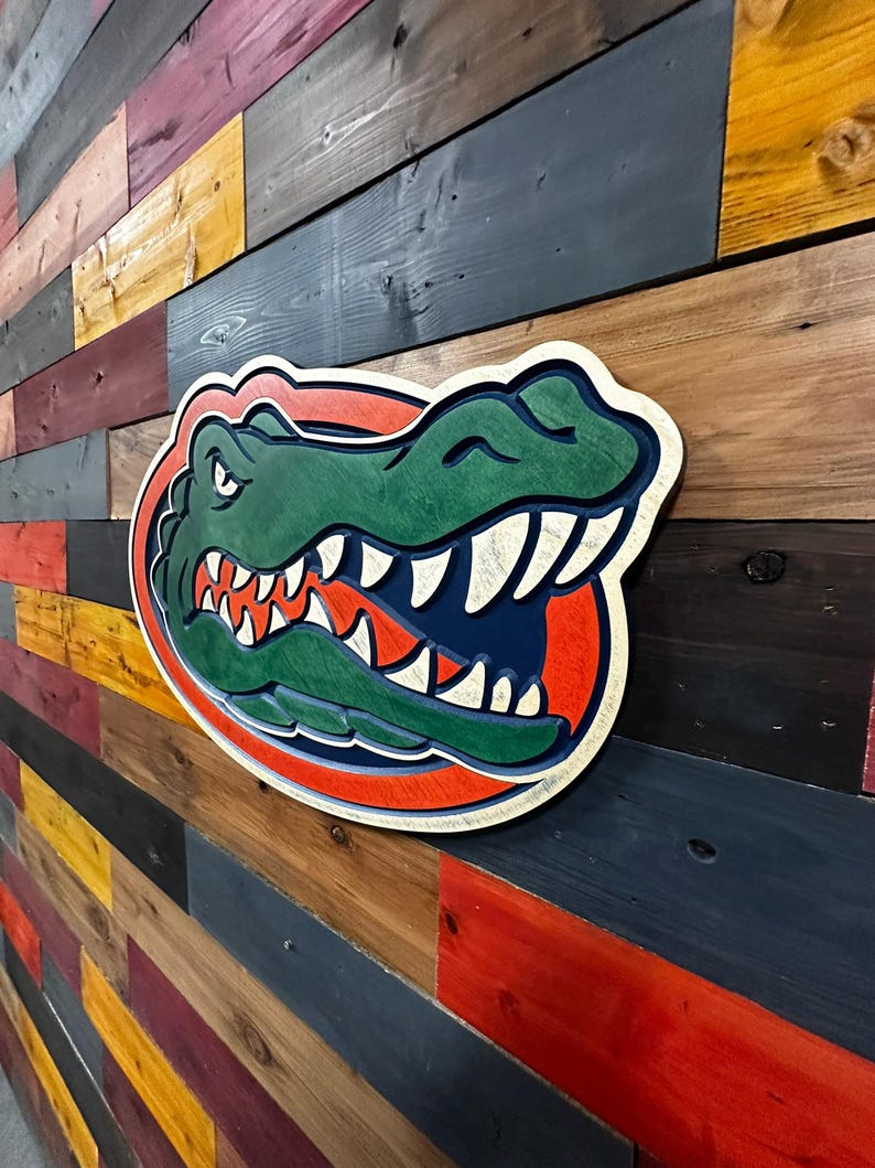 Florida State Gators 3D Wood Sign - Etsy