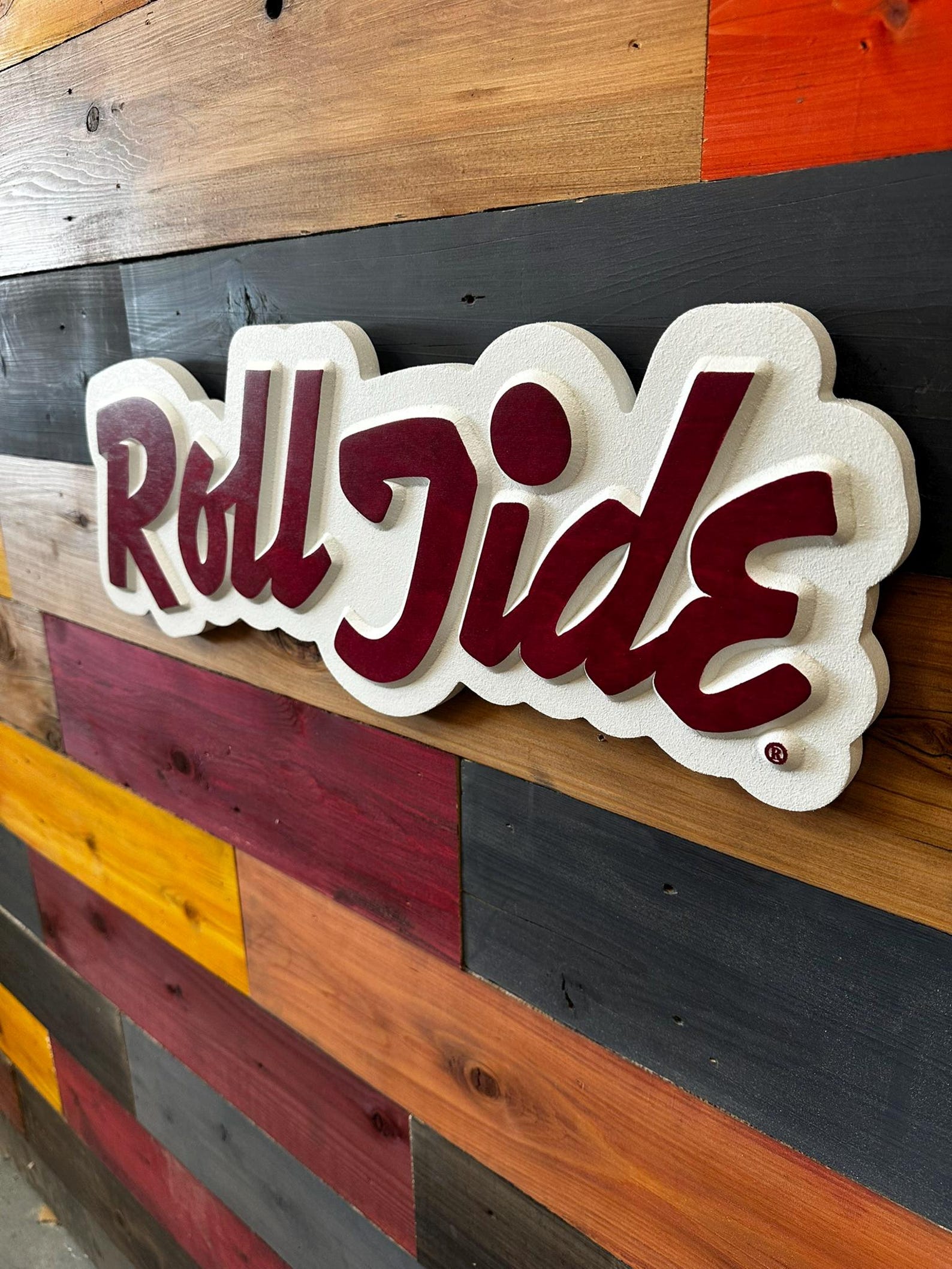 Alabama Roll Tide 3D Wood Sign - Etsy