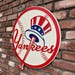 New York Yankees Wood Sign - Etsy
