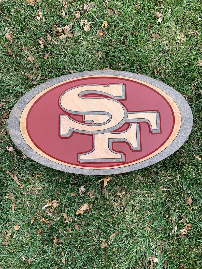 San Francisco 49ers 3d Wood Sign - Etsy