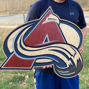 Colorado Avalanche 3D Wood Sign - Etsy