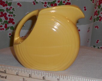 Yellow Ware Pitcher - Etsy