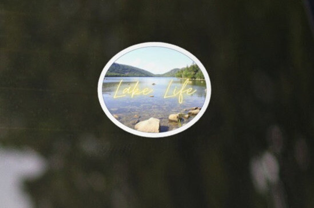 Outdoors Lake Life Sticker - Etsy