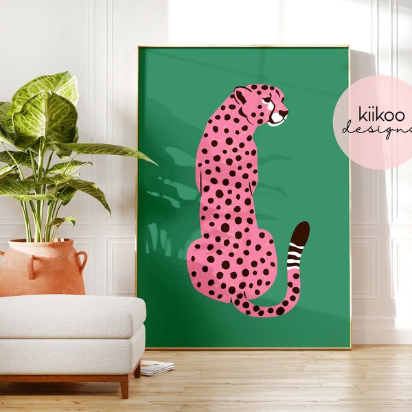 Cheetah Print Wall Decal - Etsy