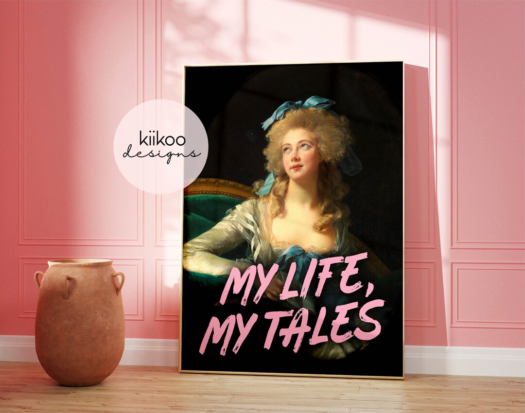 Modern Quote Print. Altered Vintage Painting. Trendy Home Decor. Wall ...
