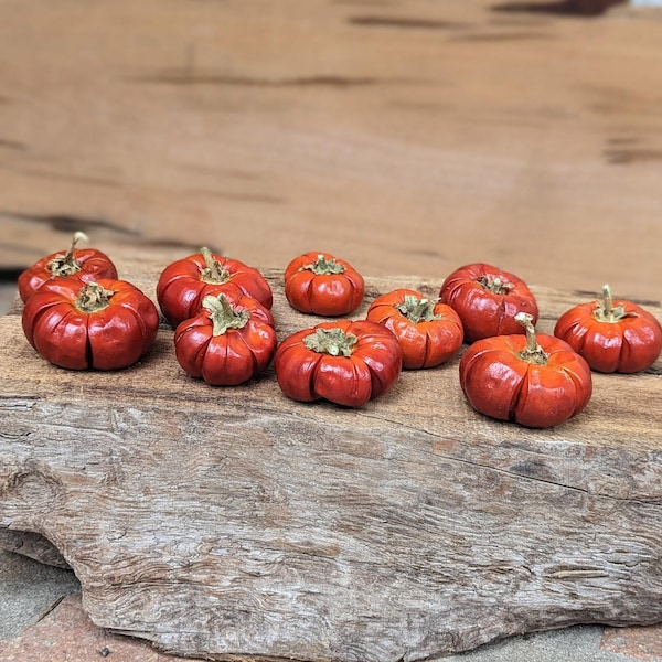 Mini Ceramic Pumpkins - Etsy