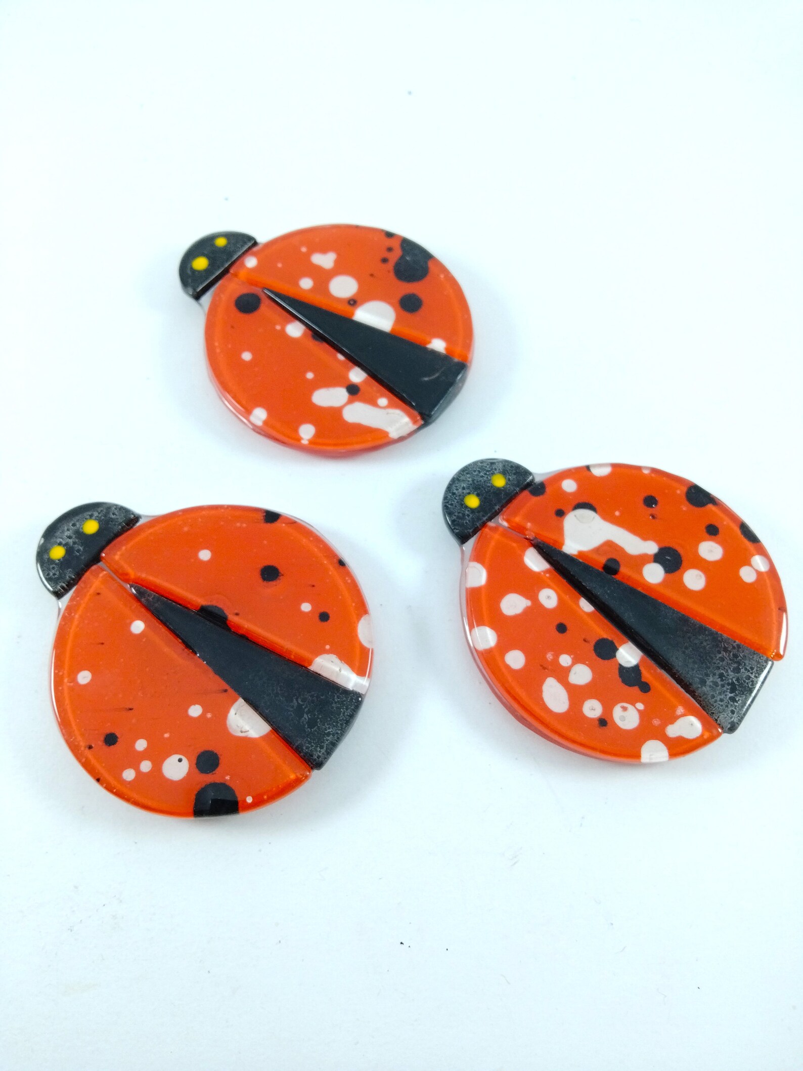 Red Glass Magnets, Turkish Handmade Amulet - Etsy