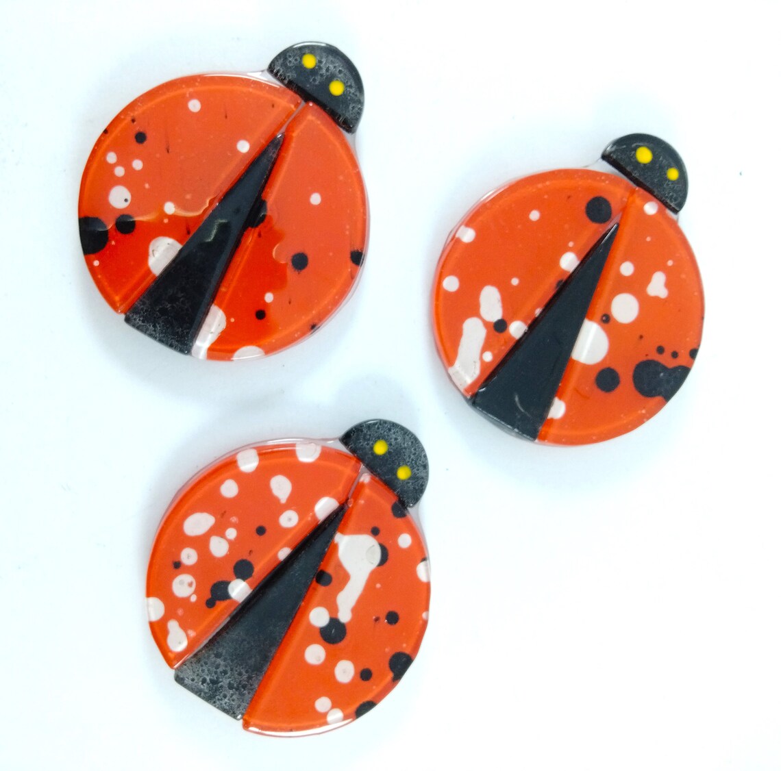 Red Glass Magnets, Turkish Handmade Amulet - Etsy