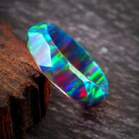 Faceted Opal - Etsy