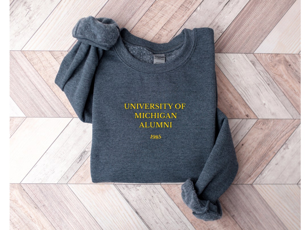 Custom University of Michigan Alumni Sweatshirt - U of Michigan ...