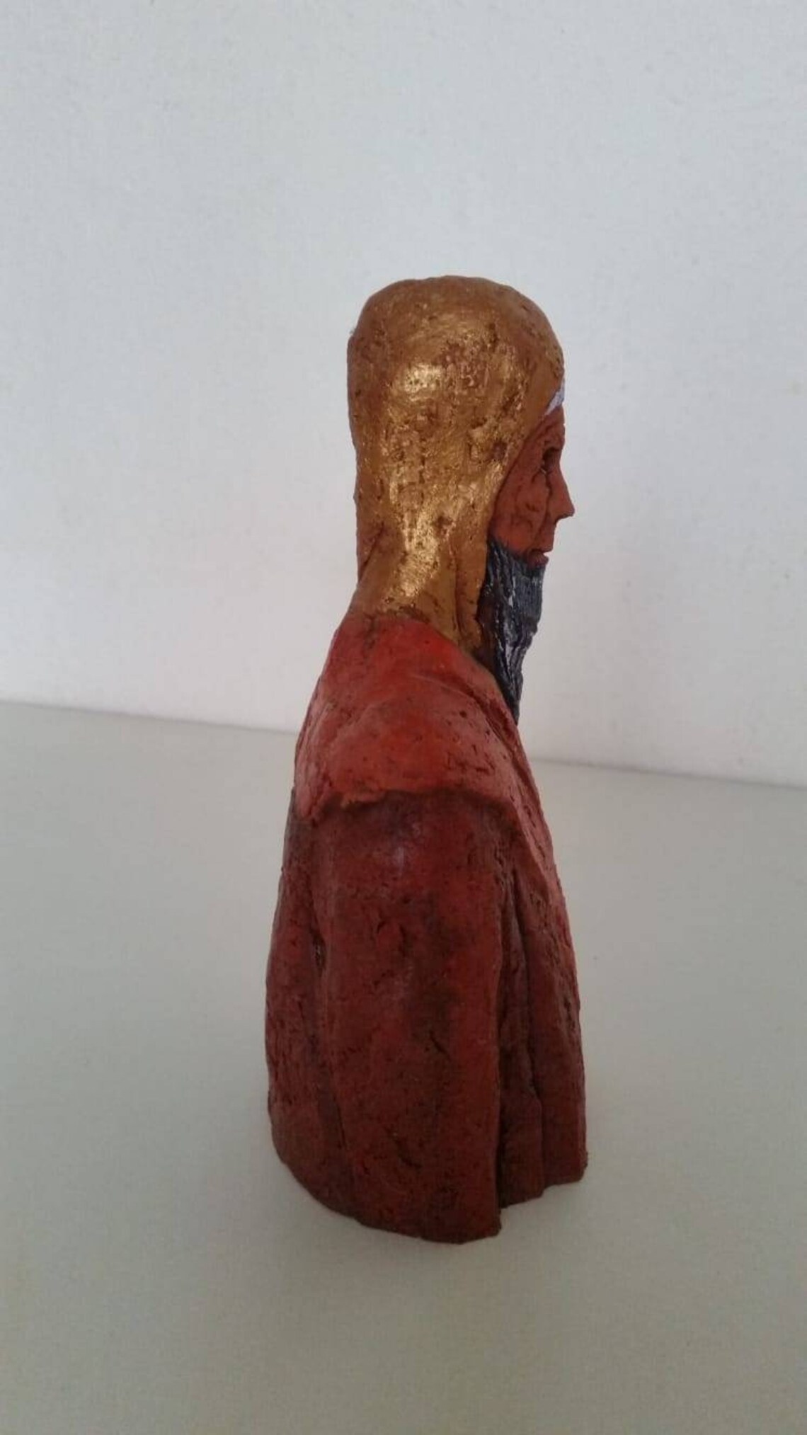 Clay Figure Handmade Ceramic Sculpture Russian Priest in - Etsy