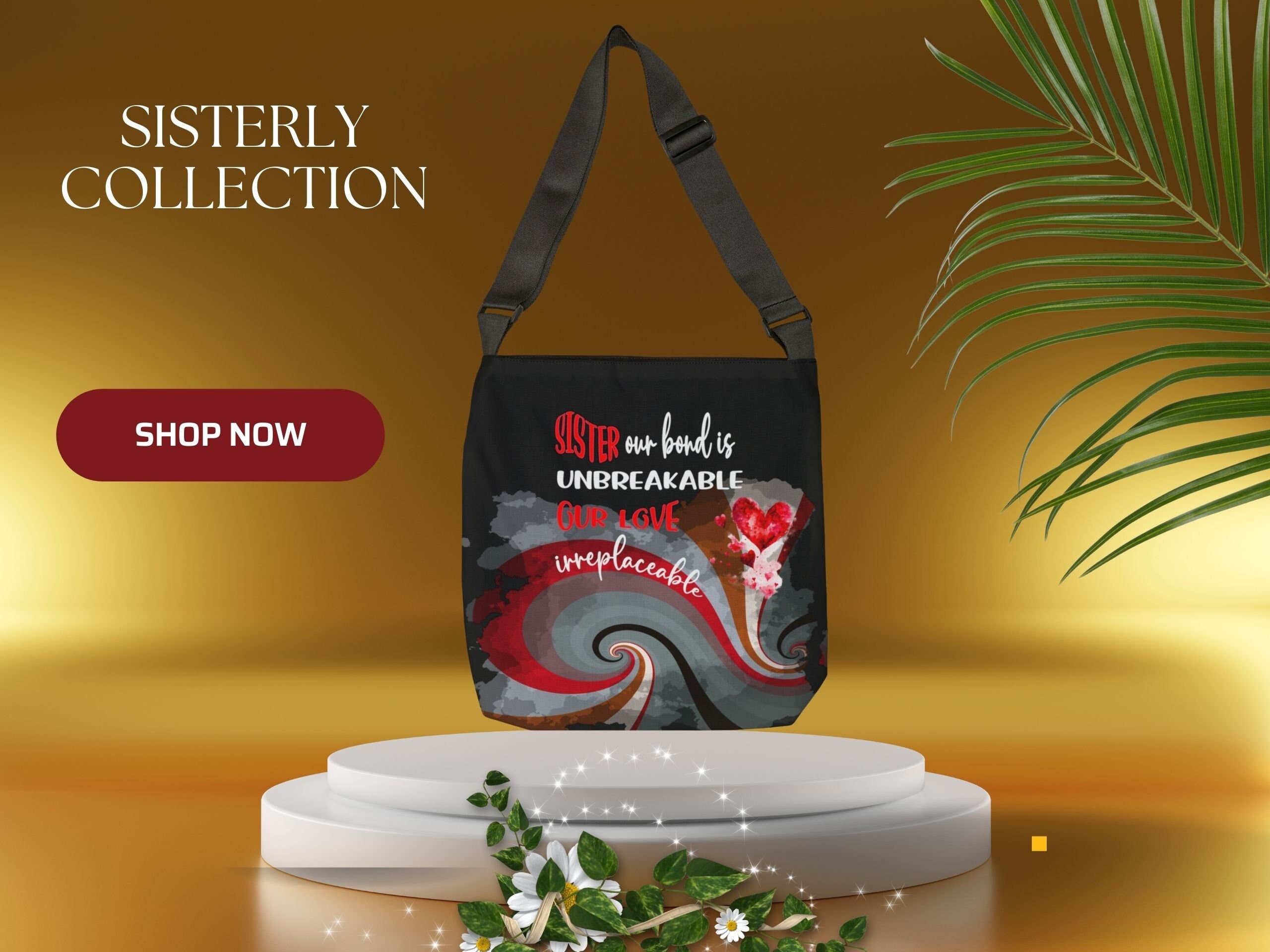 Sister Birthday Gift From Sibling, Valentines Day Sister Gift From Sister Tote Bag, Sister Our ...