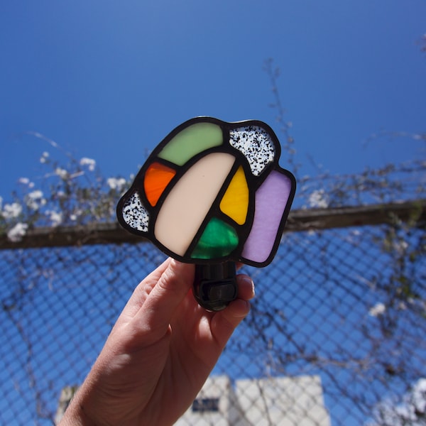 Glass Block Lamp - Etsy