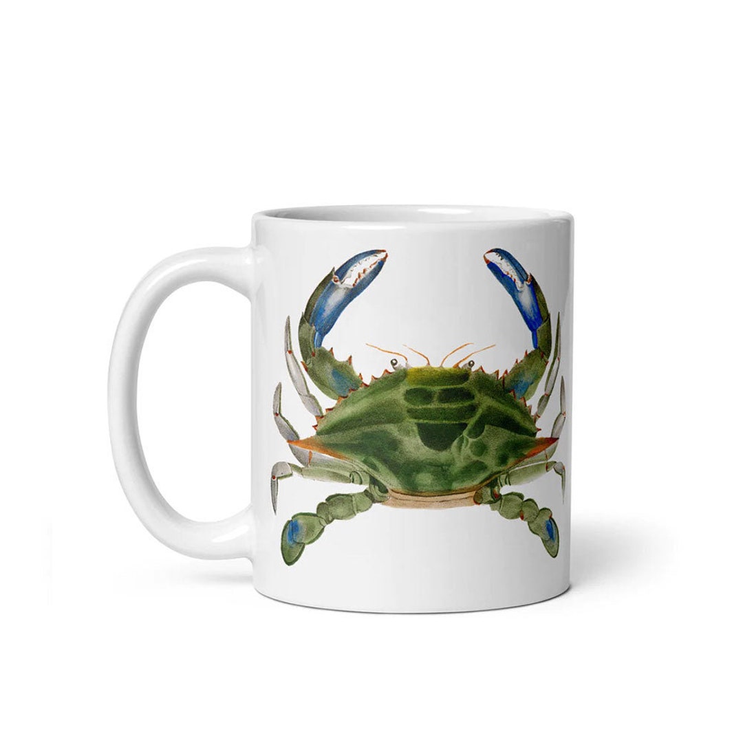 Blue Crab Coffee Mug - Etsy