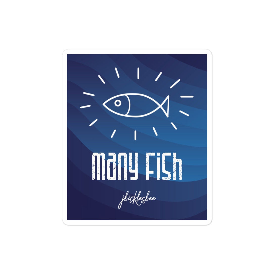 Native "many Fish" Symbol Sticker - Etsy