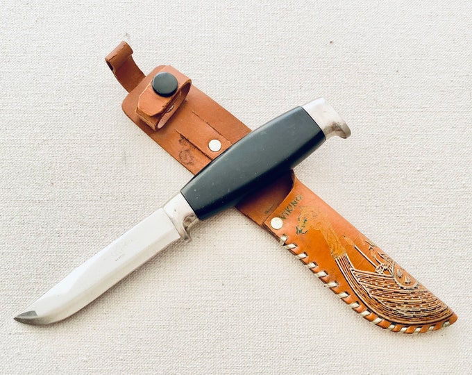 Vintage Geilo Knivfabrikk Puukko Knife With Leather Sheath - Norway - Etsy