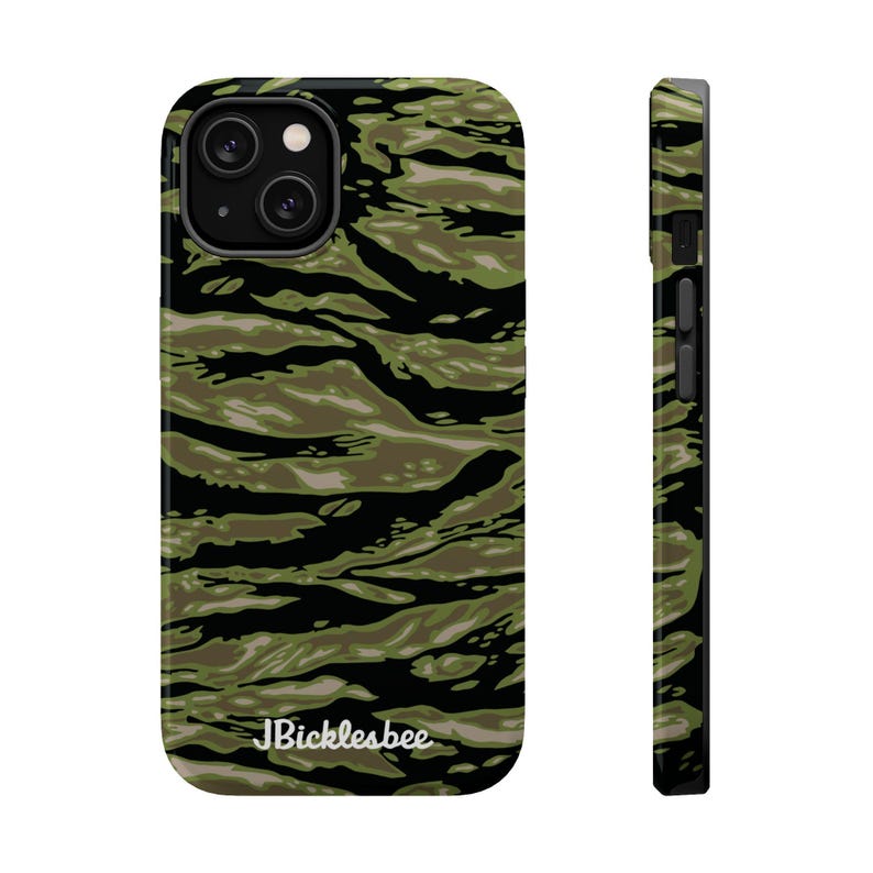 Retro Woodland Camo Tiger Stripe Magsafe iPhone Case - Etsy