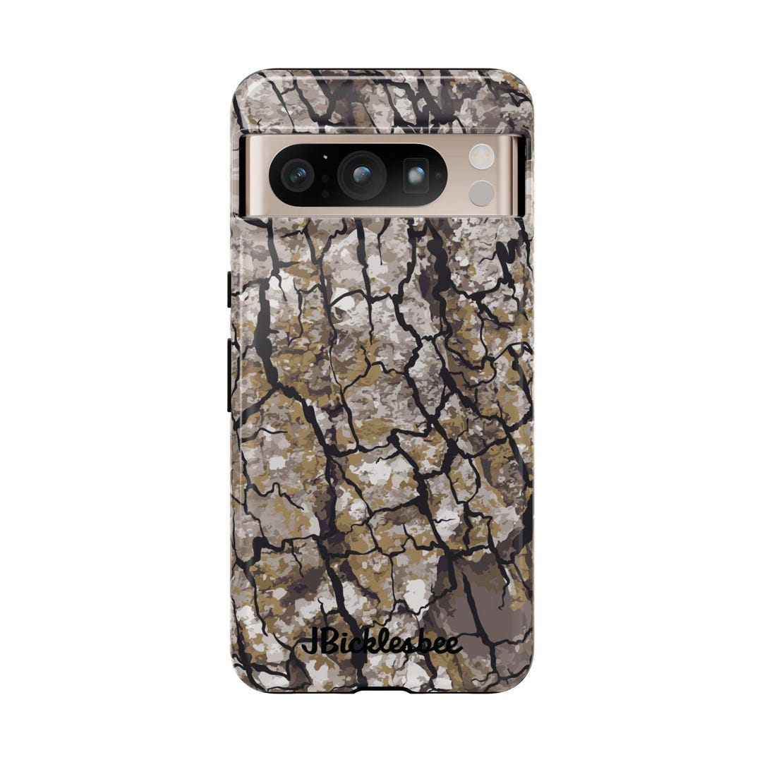 Alpha Tree Bark Camo Pixel Tough Case - Etsy