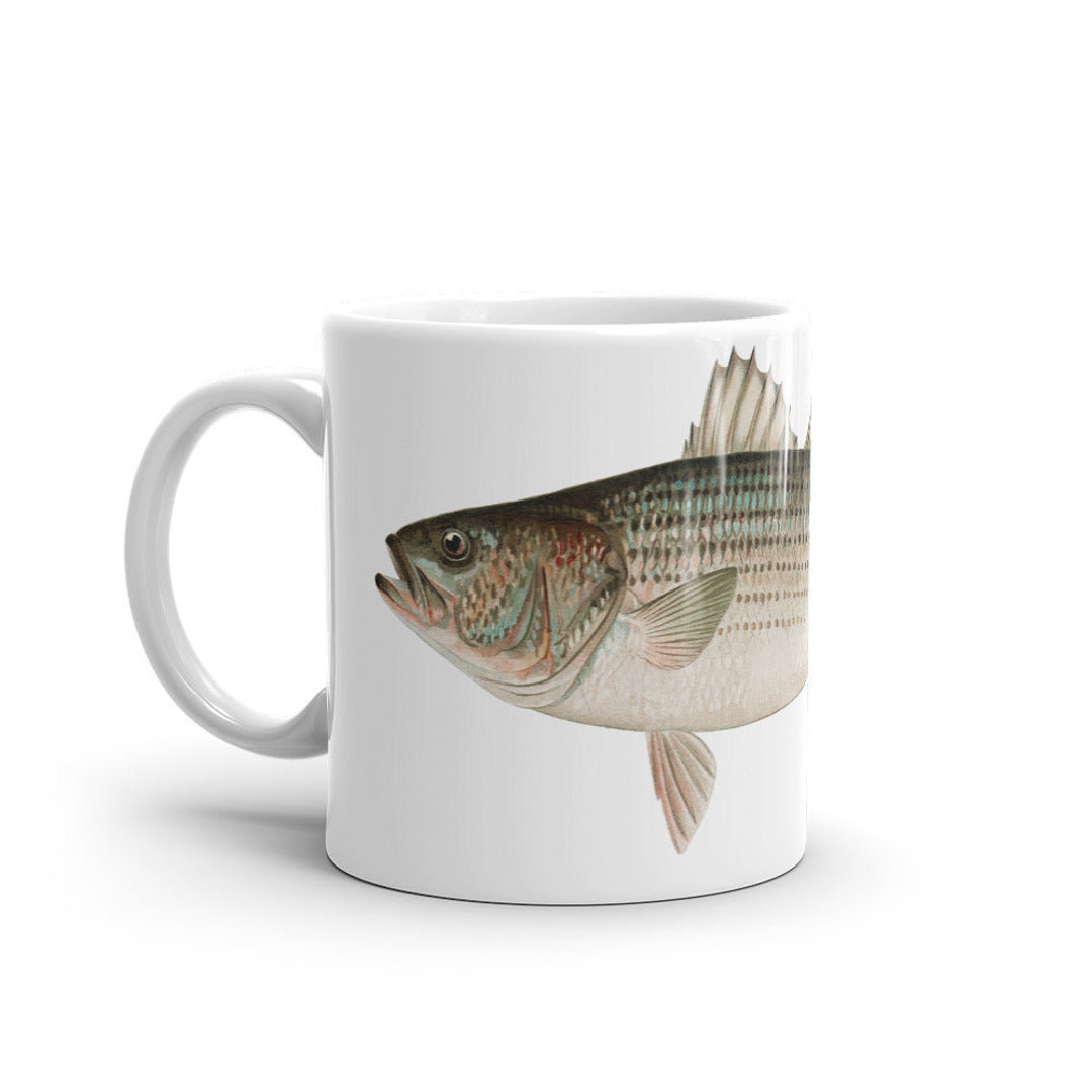 Sport Fishing Series Striped Bass Coffee Mug - Etsy