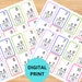 Math Multiplication Flash Cards - Etsy