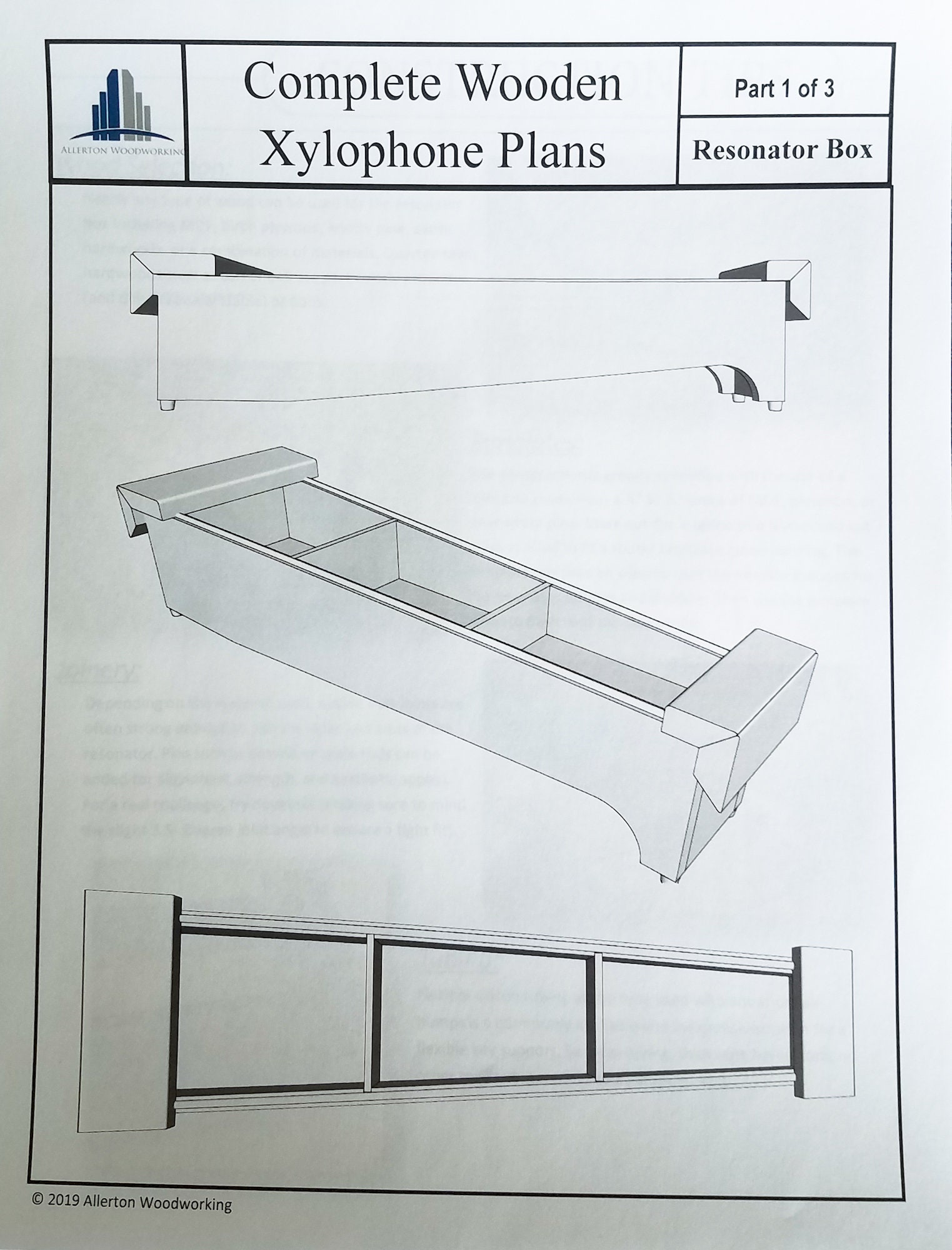 Build Your Own DIY Wooden Xylophone Complete Plans - Etsy Australia