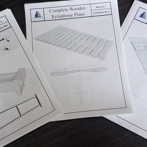 Build Your Own DIY Wooden Xylophone Complete Plans - Etsy Australia