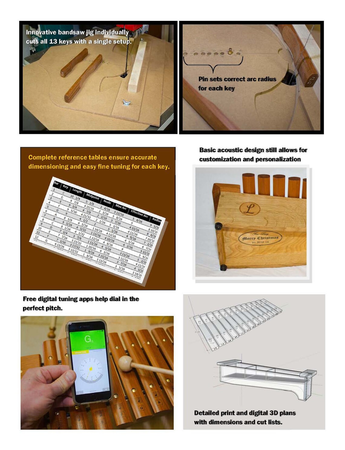 Build Your Own DIY Wooden Xylophone Complete Plans - Etsy Australia