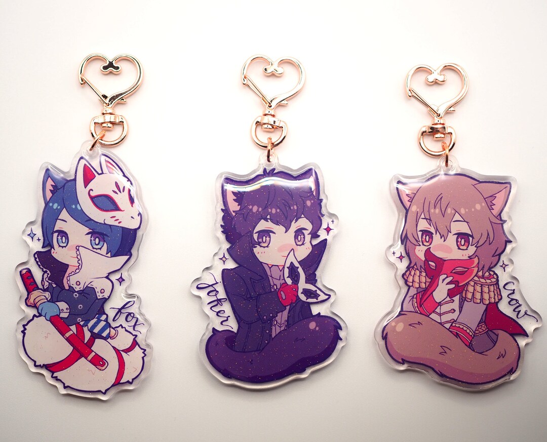 P5 Joker / Fox / Crow Charms FINAL / NO REPRINT - Etsy