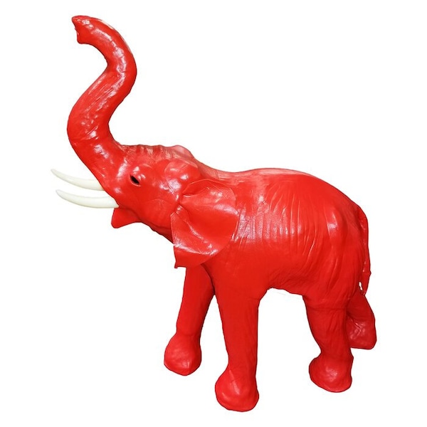 Red Elephant - Etsy