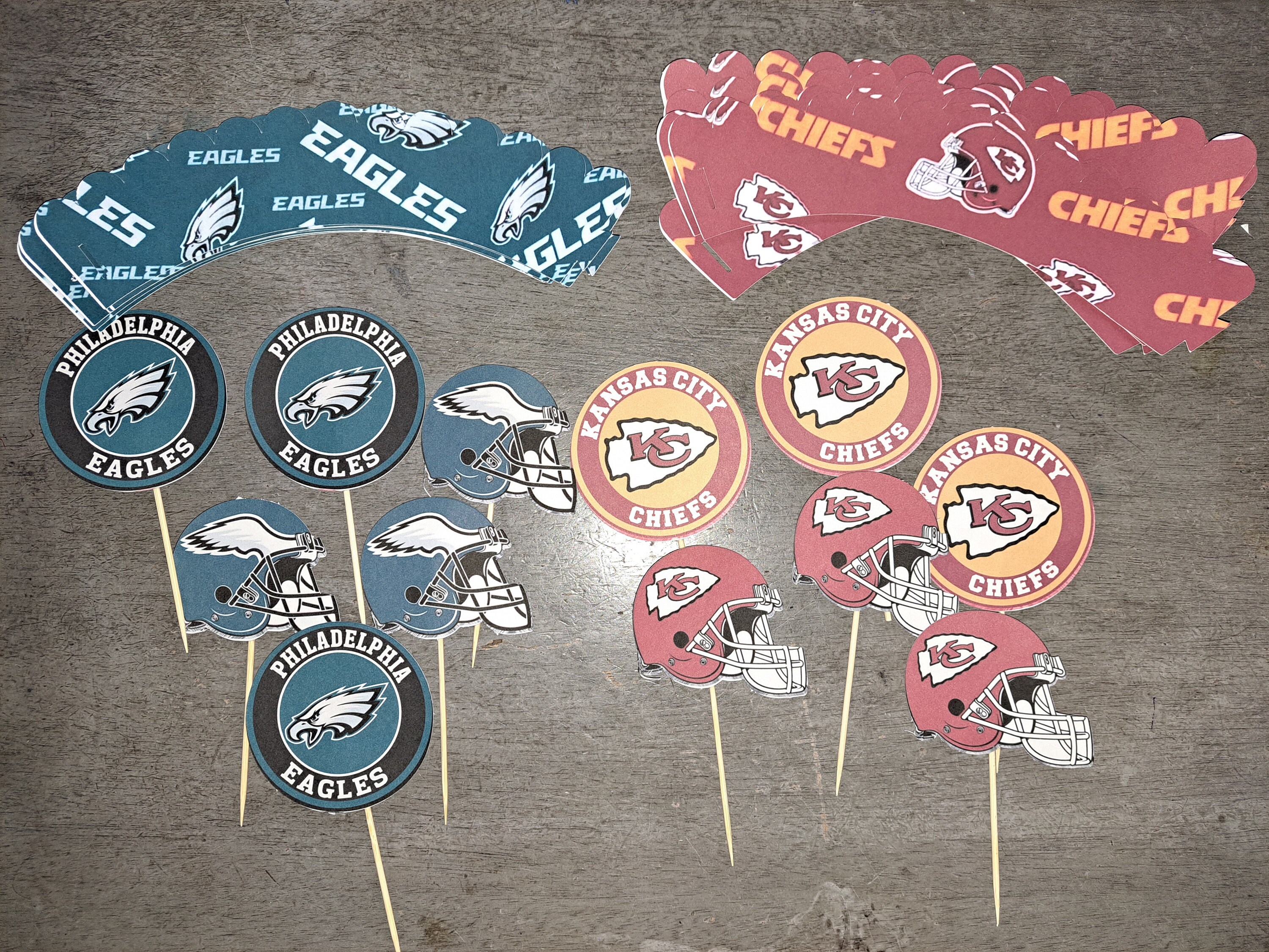 Cupcake Toppers and Wrappers Nfl, Nba Any Team - Etsy