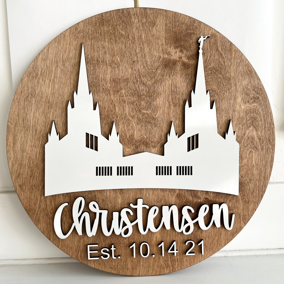 Custom LDS Temple Home Decor LDS Wedding Gift Beautiful - Etsy