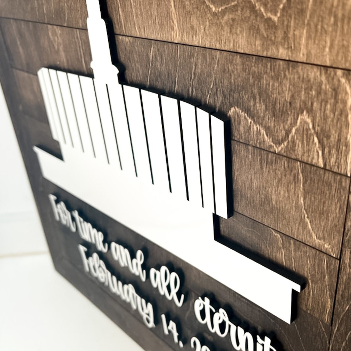 Custom LDS Temple Slat Sign LDS Wedding Gift Beautiful LDS - Etsy