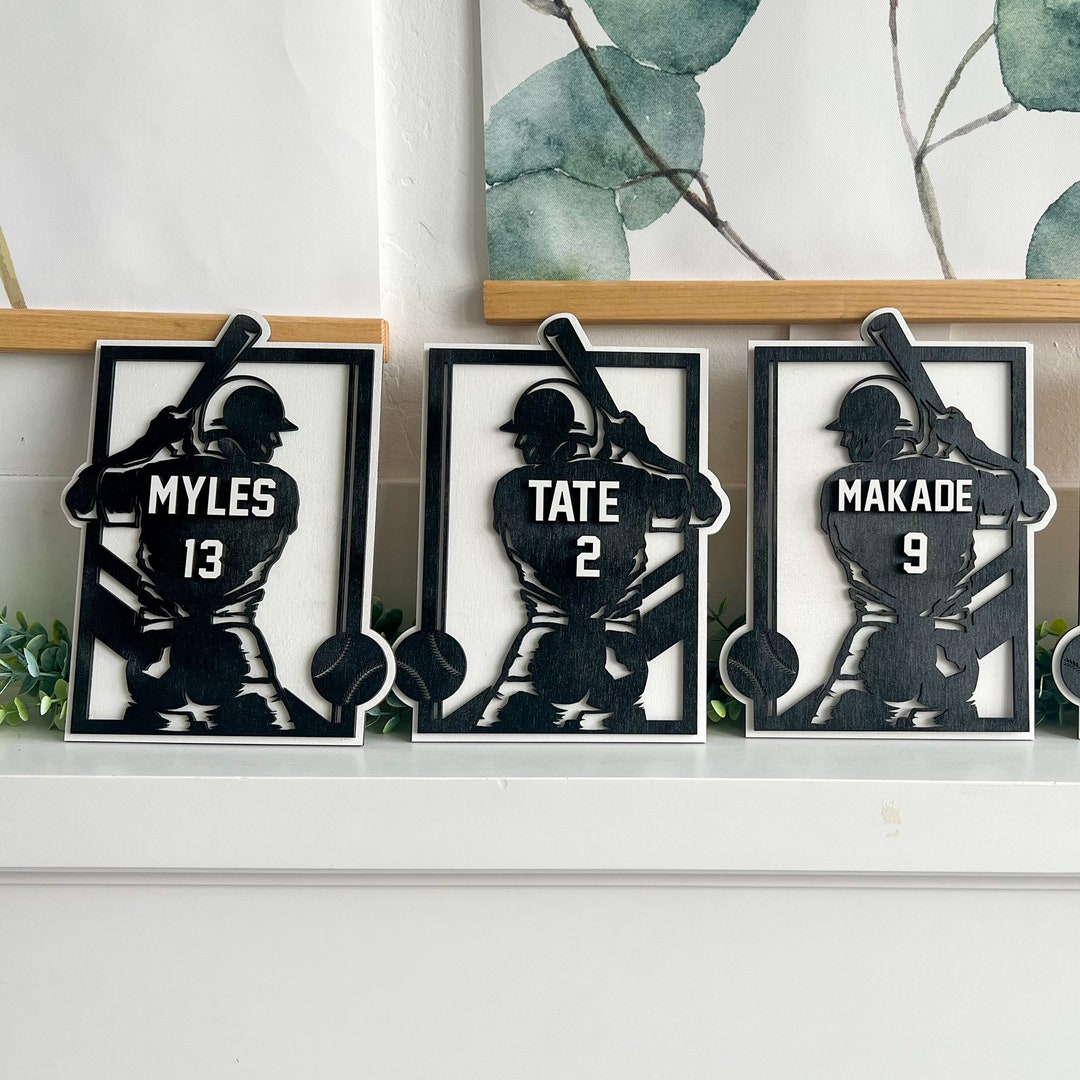 Personalized Baseball Plaque Baseball Gift Baseball Season Gift ...