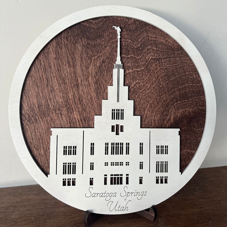 Beautiful Temple Sign Temple Decor LDS Temple Wedding - Etsy