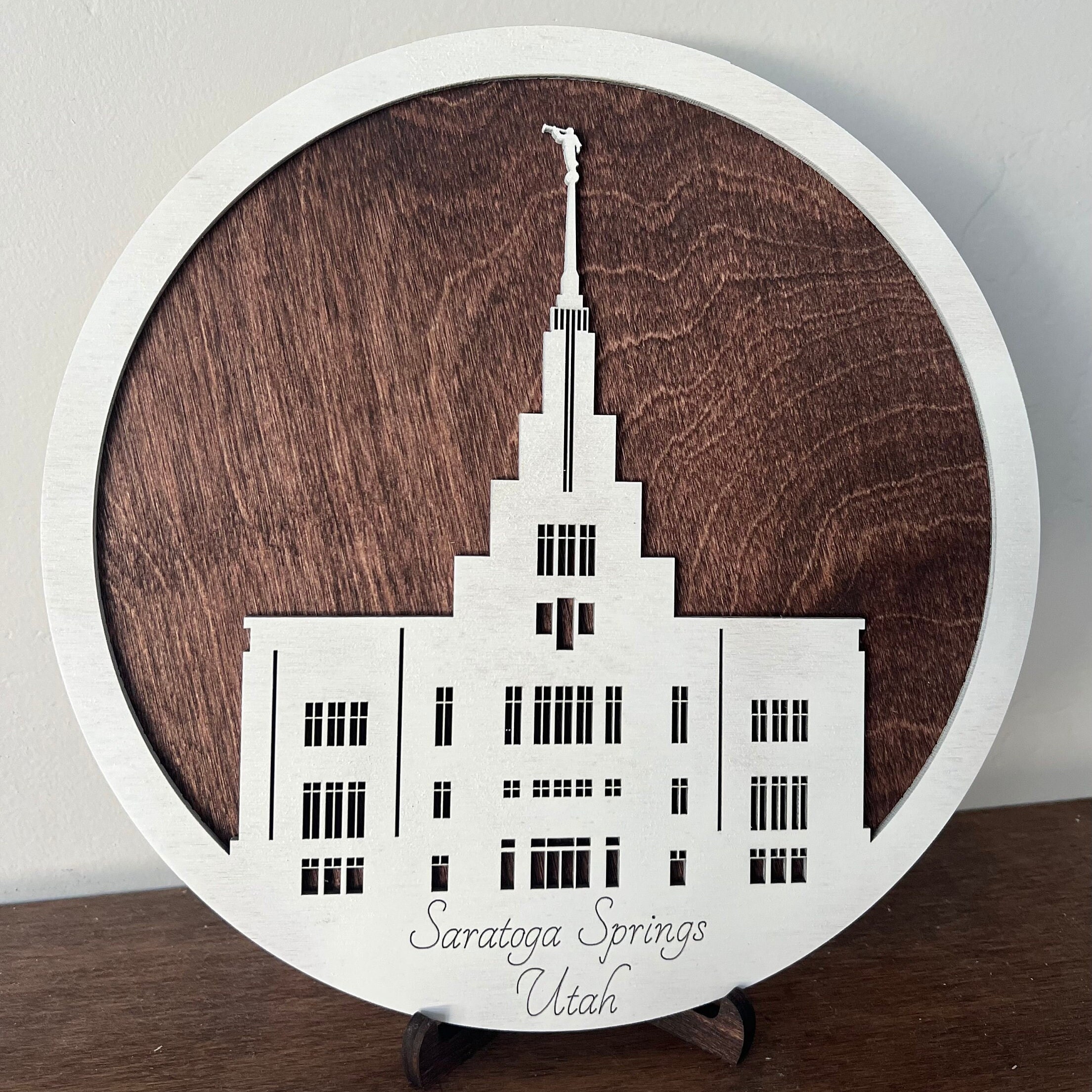 Beautiful Temple Sign Temple Decor LDS Temple Wedding Gift - Etsy