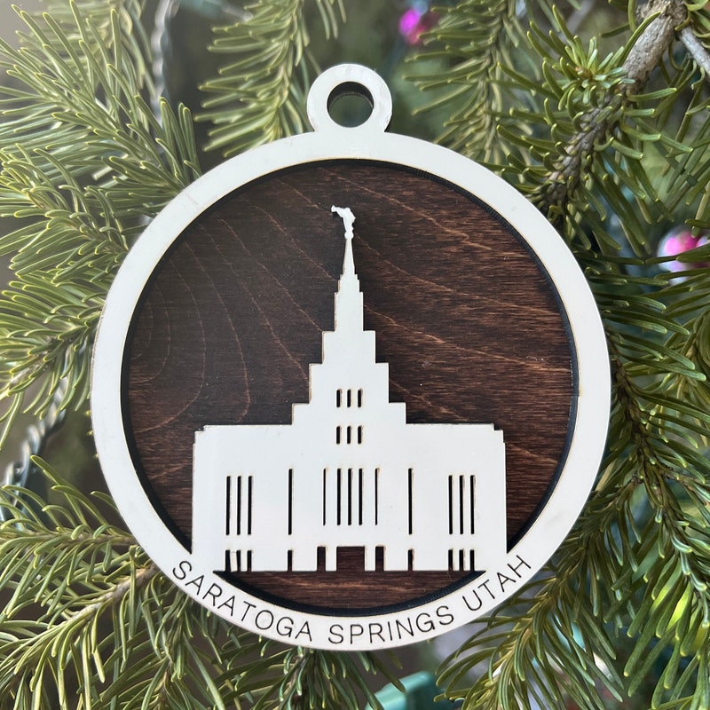 Lds Temple Ornament - Etsy