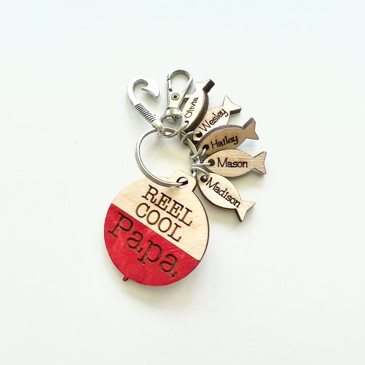 Reel Cool Keychain, Papas größter Fang, Schlüsselanhänger, Vatertag ...