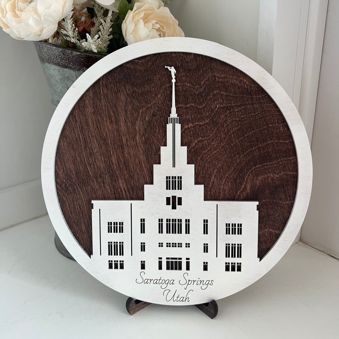 Beautiful Temple Sign Temple Decor LDS Temple Wedding Gift - Etsy