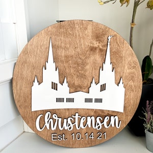 Custom LDS Temple Home Decor LDS Wedding Gift Beautiful LDS Home Decor ...