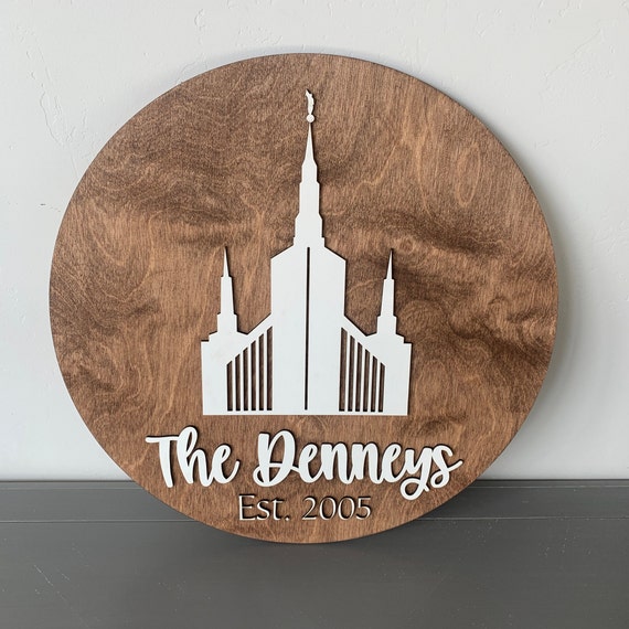 Custom LDS Temple Home Decor LDS Wedding Gift Beautiful - Etsy