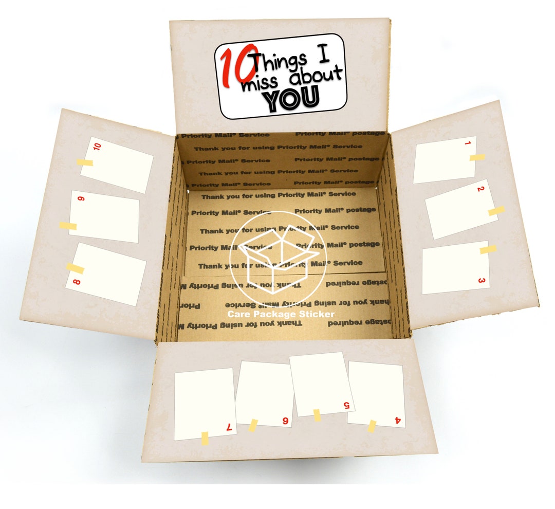 I Miss You Care Package / Long Distance Relationship Gift Box for ...
