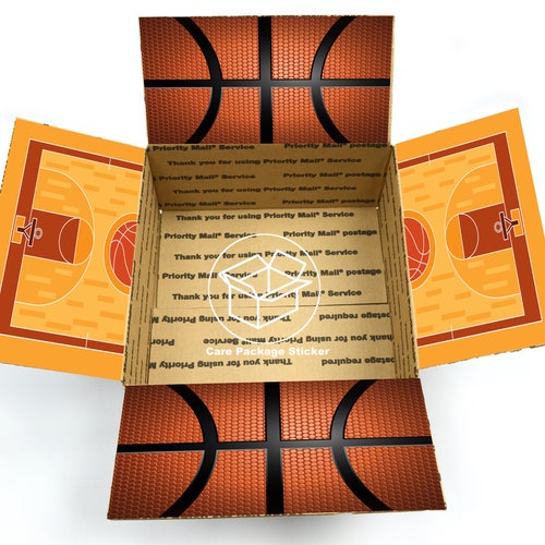 Basketball Gift Box Stickers / Team Gift for Coach / College - Etsy