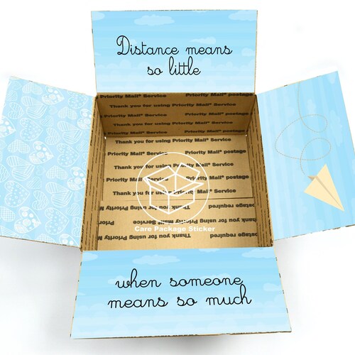 Long Distance Relationship Care Package for Boyfriend / Inside - Etsy
