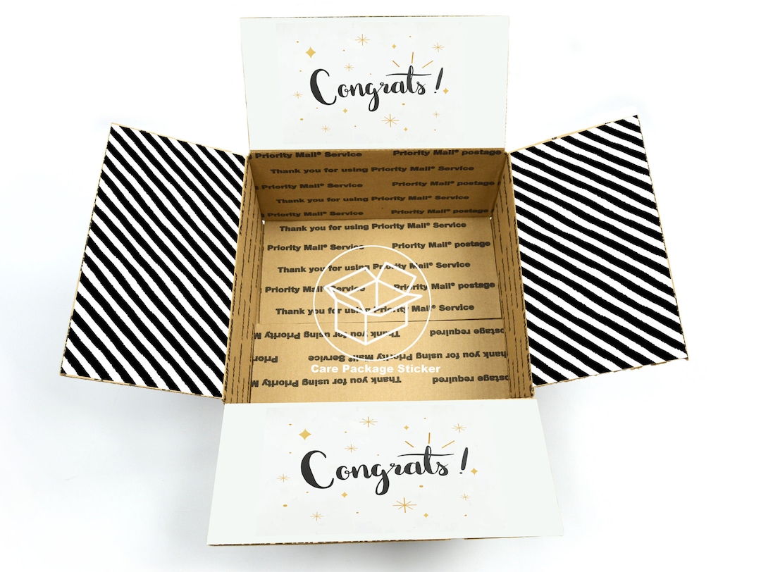 Congratulations Gift Box / Graduation Box / Promotion Care Package ...