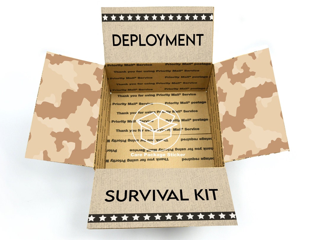 Deployment Survival Kit / Military Gift for Him / Care Package for Him ...
